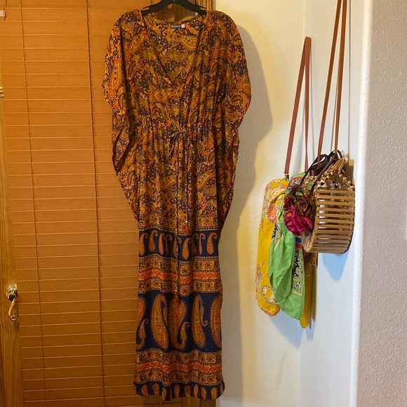 EARTHBOUND | Dresses | Earthbound Kaftan Maxi Dress | Poshmark